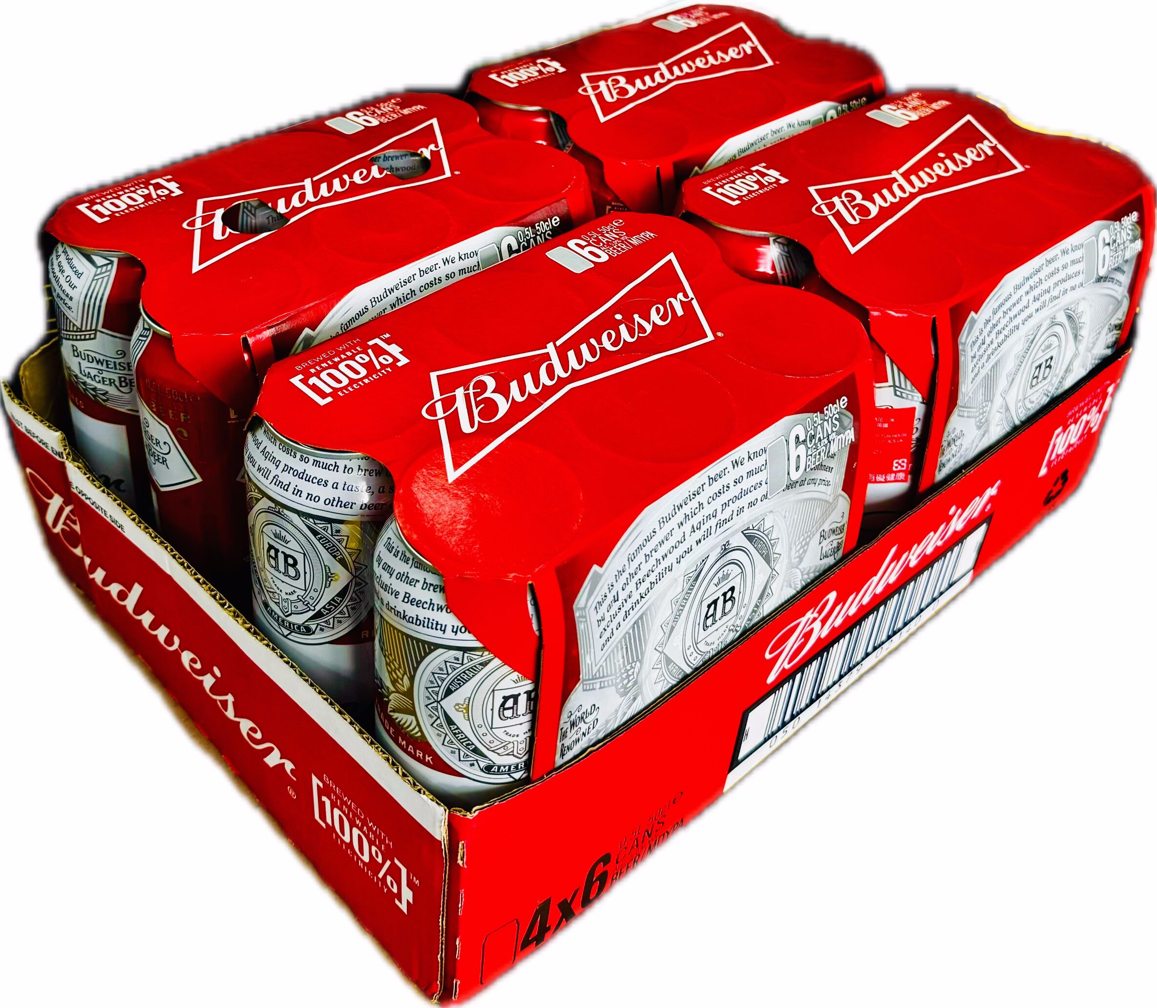 百威啤酒500ml x 24罐*英國廠 - 金俗柑仔店